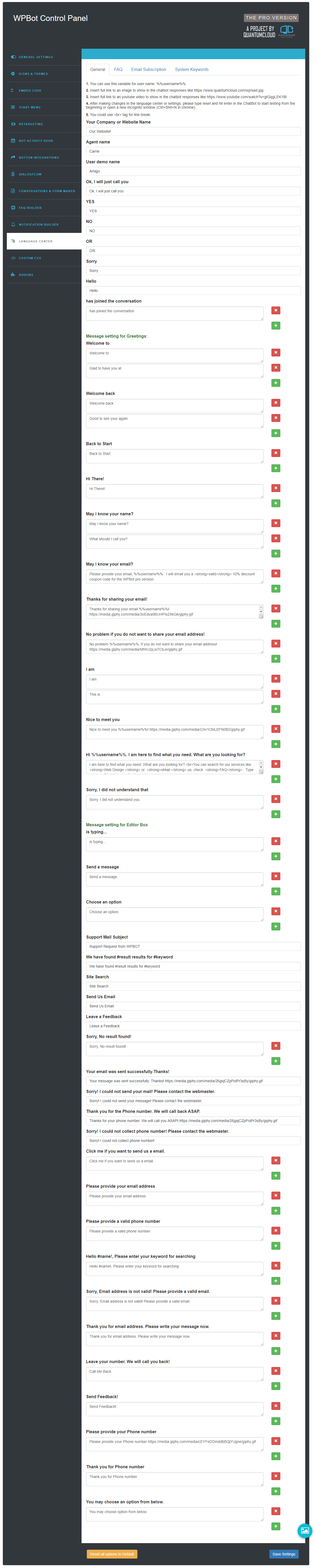 AI ChatBot for Automated Live Chat Support by quantumcloud | CodeCanyon